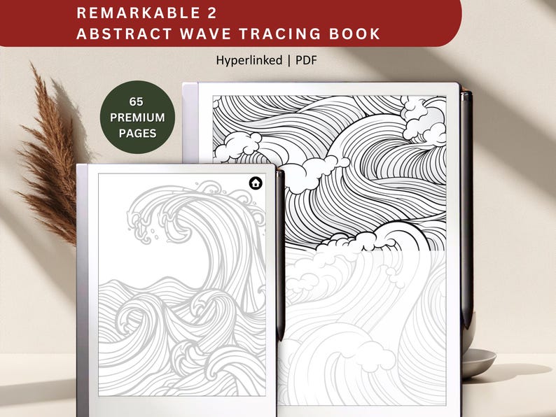 Tracing Book Bundle for Remarkable Paper Pro and Remarkable 2 Devices ...