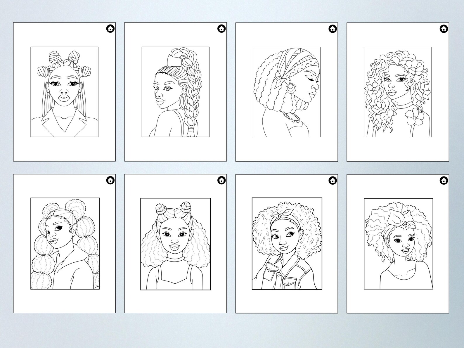 Remarkable Paper Pro Coloring Book for Adults Afro Girls, Afro Girl for ...