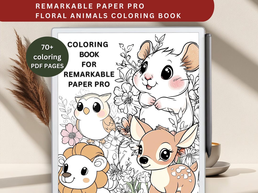 Remarkable Paper Pro Coloring Book Bundle, Remarkable Pro Mindfulness ...