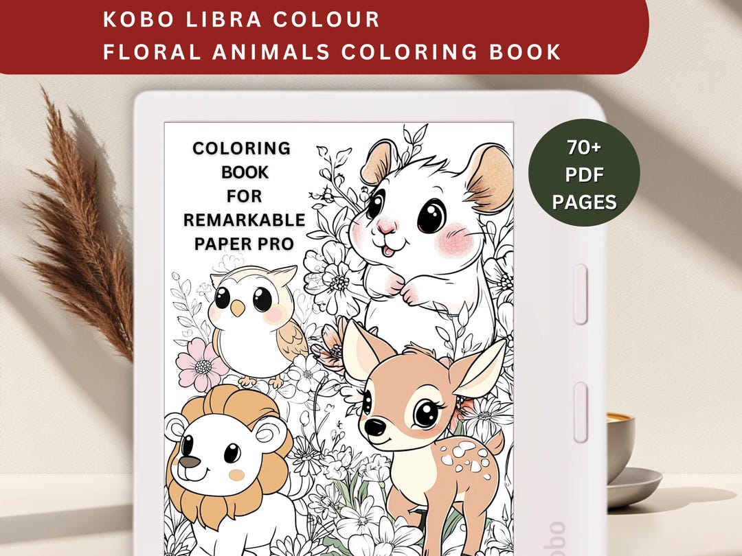 Kobo Libra Colour Coloring Book, Kobo Libra Color, Kobo Libra Templates ...