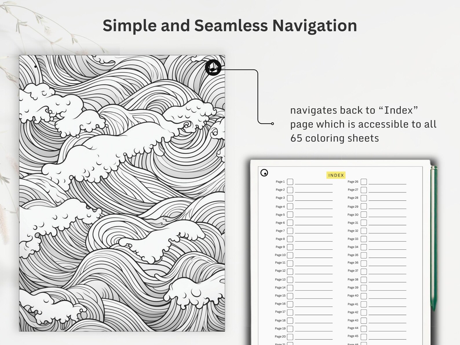 Supernote Abstract Wave Tracing Book Template (PDF) - Etsy