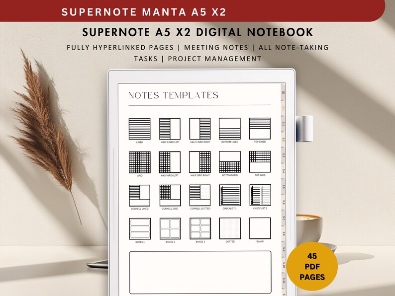 Supernote A6X Tracing Book: Dreamy Collection Templates (PDF Pattern ...