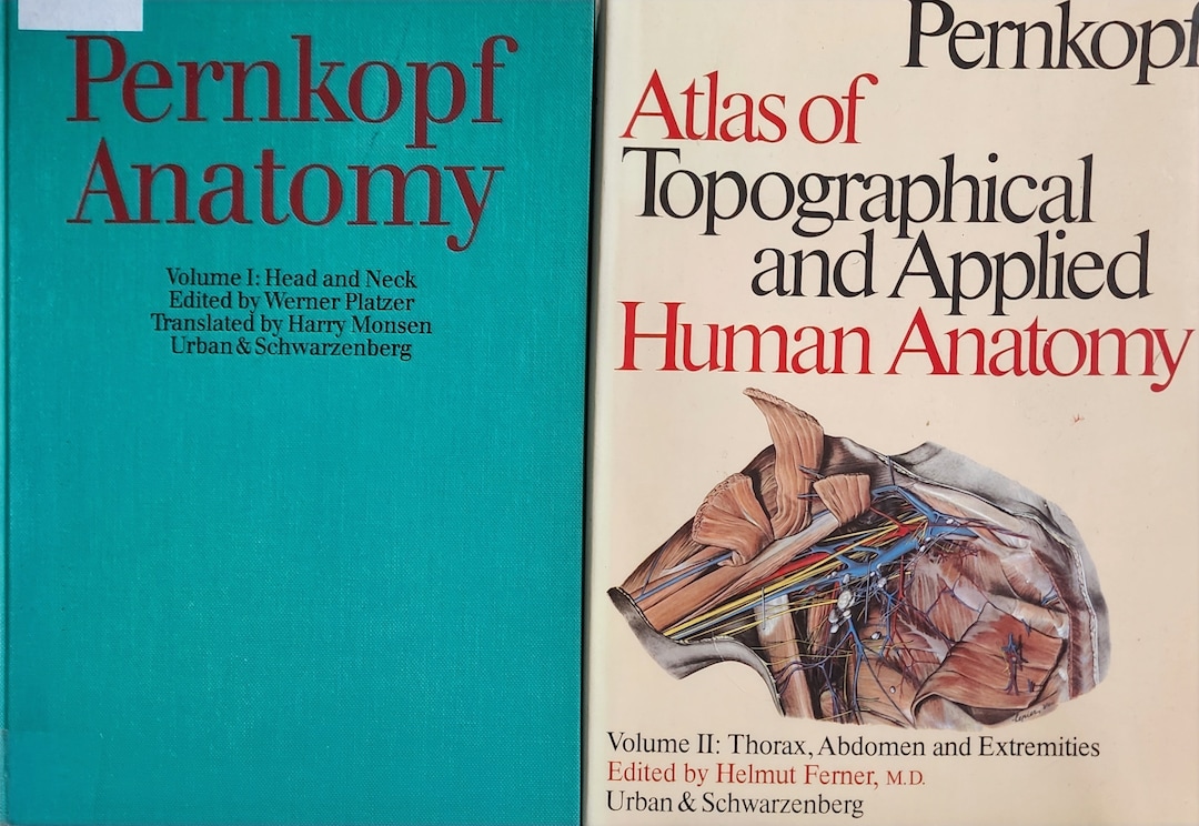 Pernkopf Anatomy Vol. 1 & 2 - Etsy