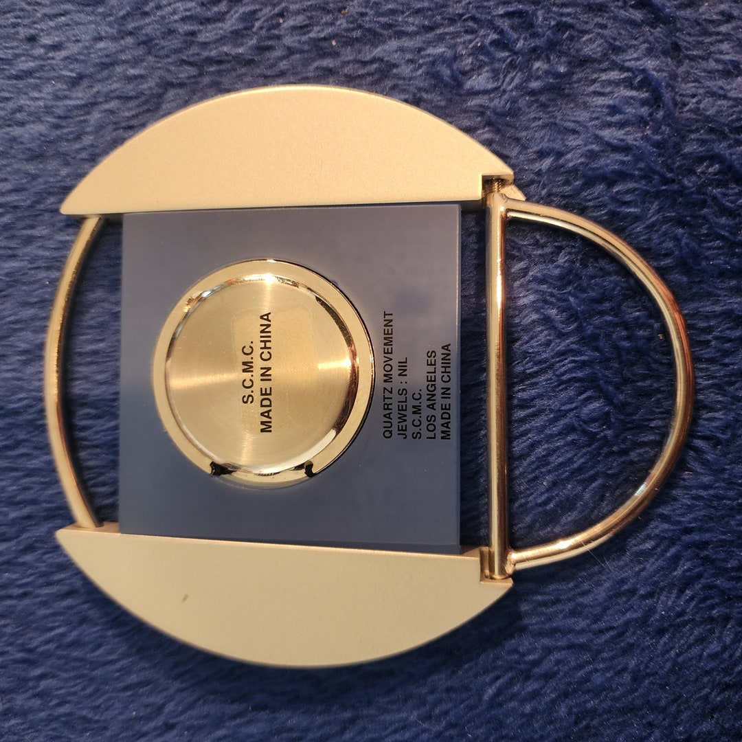 Blue Swarovski Crystal Quartz Desk Clock - Etsy