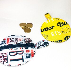 BTS Coin Purse, Purse, Airpods Case, Airphones Case, Earbud Case, Coin ...