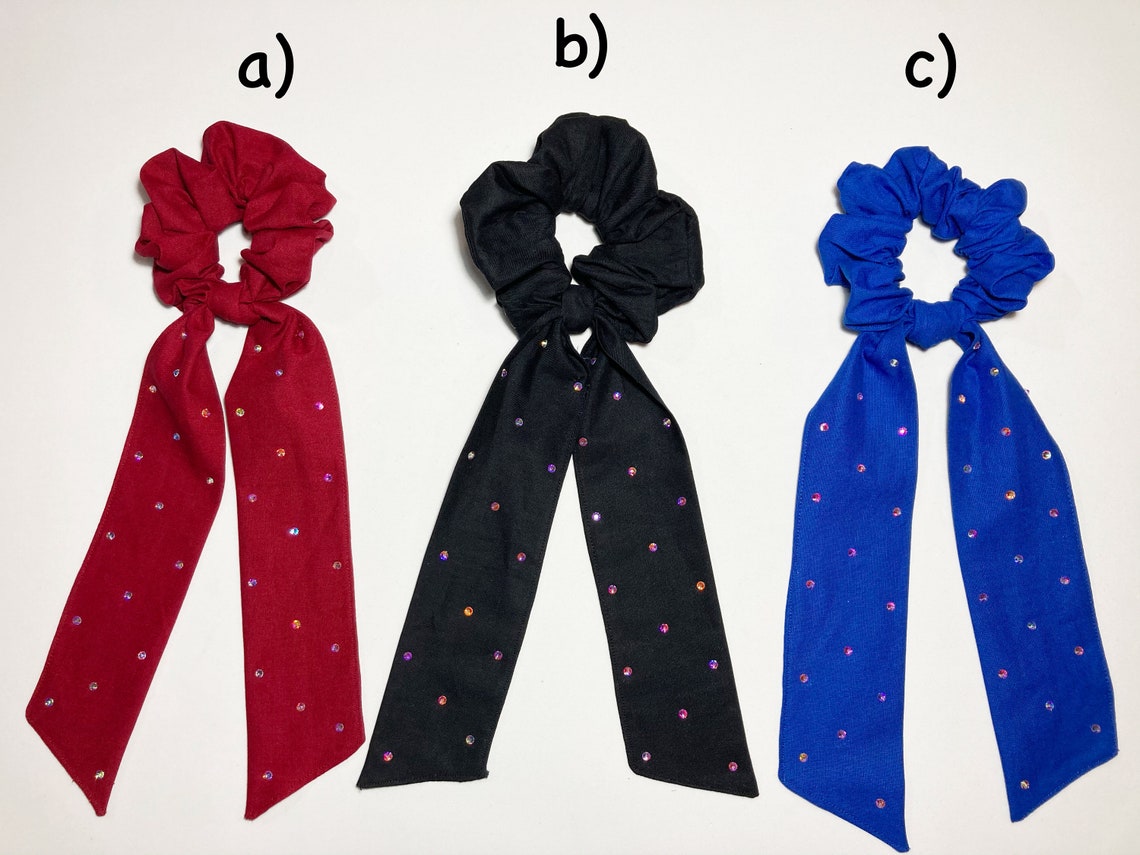 Scrunchie, Scrunchie With Rhinestone, Hair Tie, Scrunchie With ...