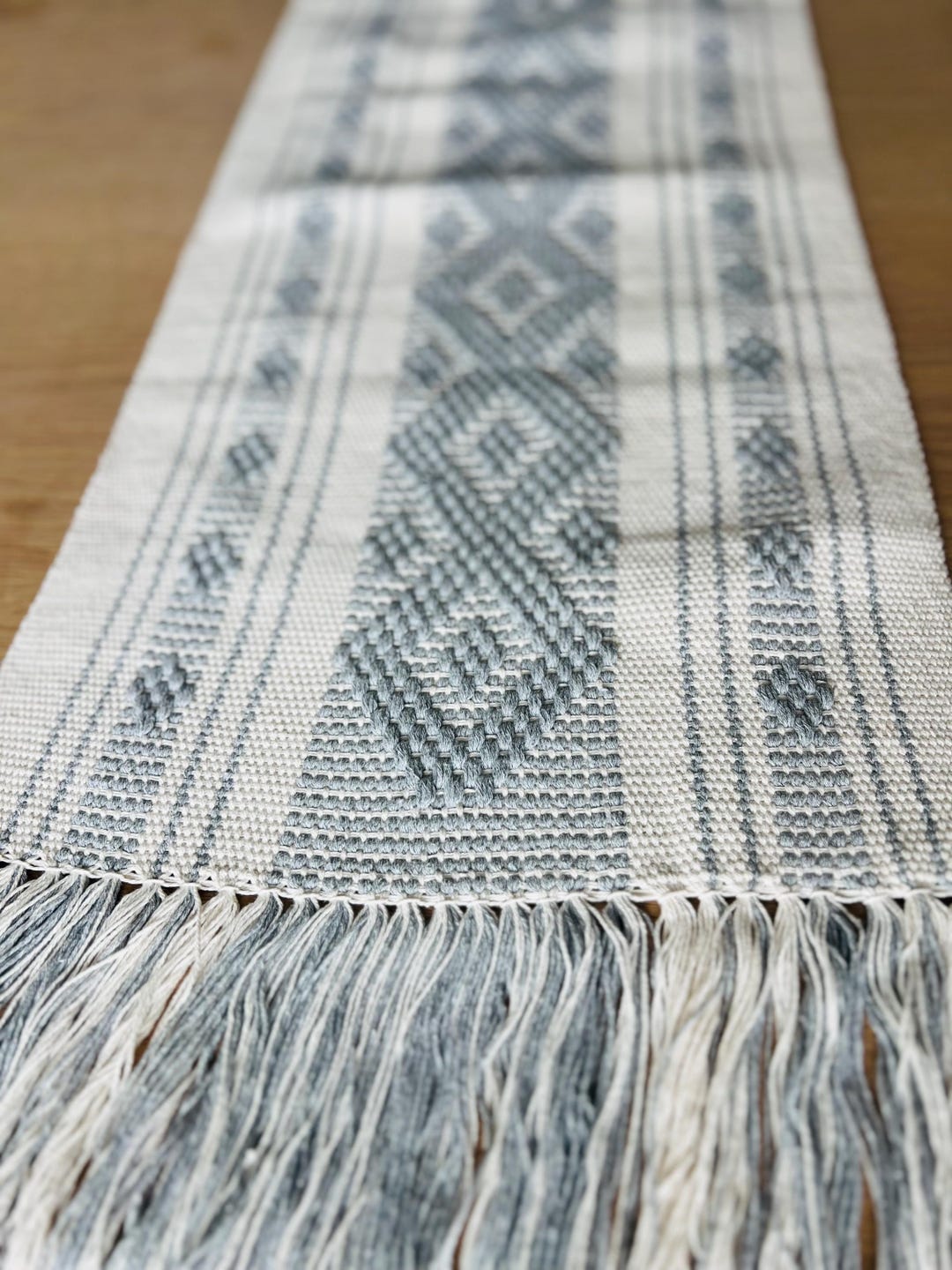 Handmade Oaxaca Table Runner, Table Runner, Woven Table Runner ...