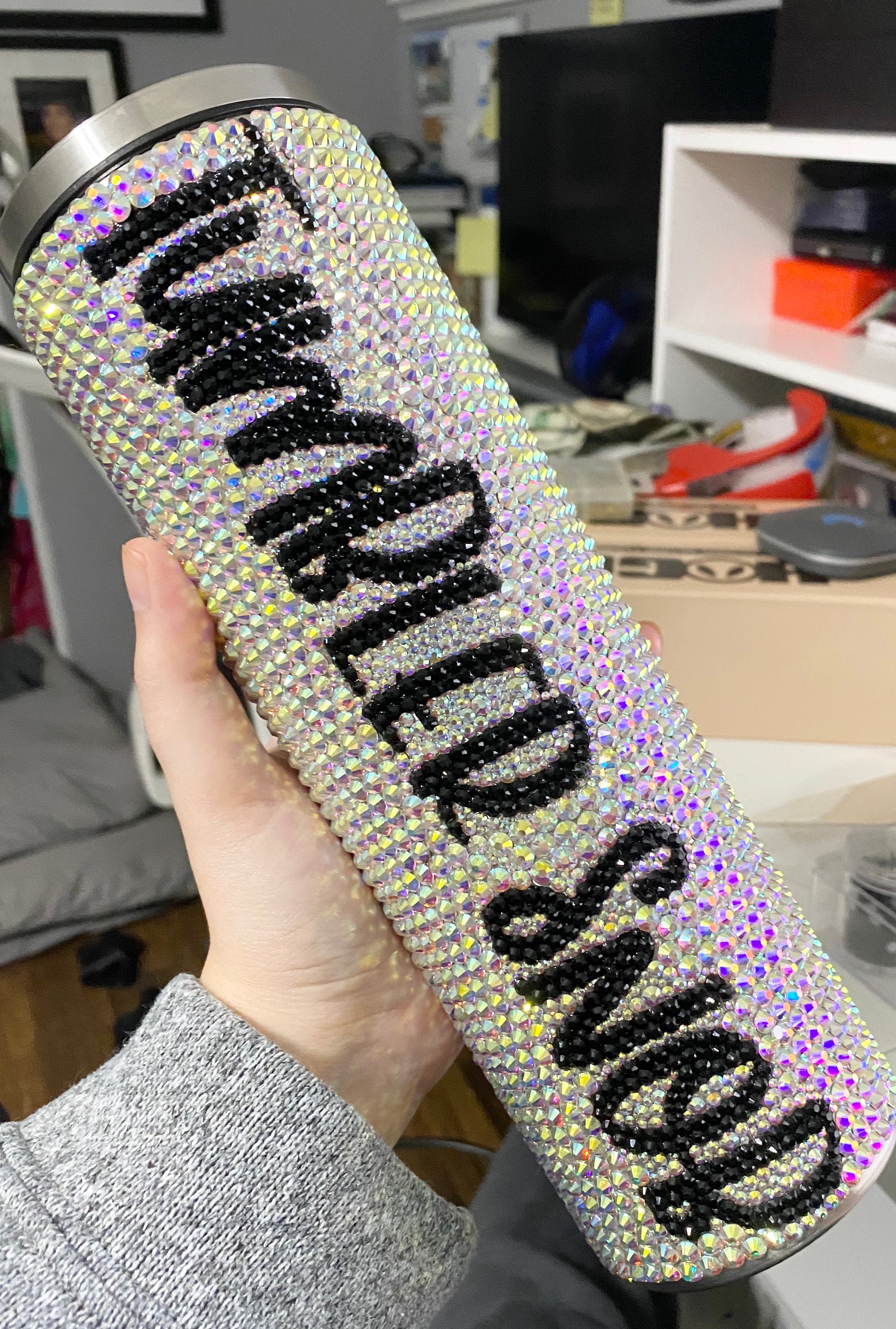 Rhinestone Tumbler - Etsy