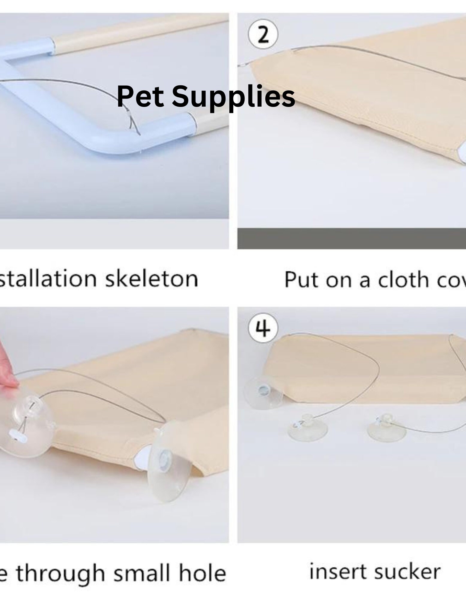 Pet Cat Bed Hanging Cat Bed Bearing 20KG Comfortable Cat Sunny Window ...