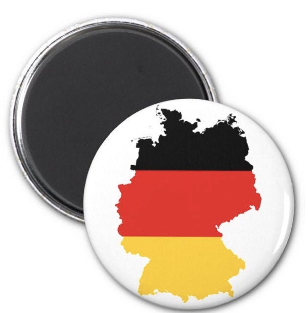Flag Map of Germany Magnet - Etsy