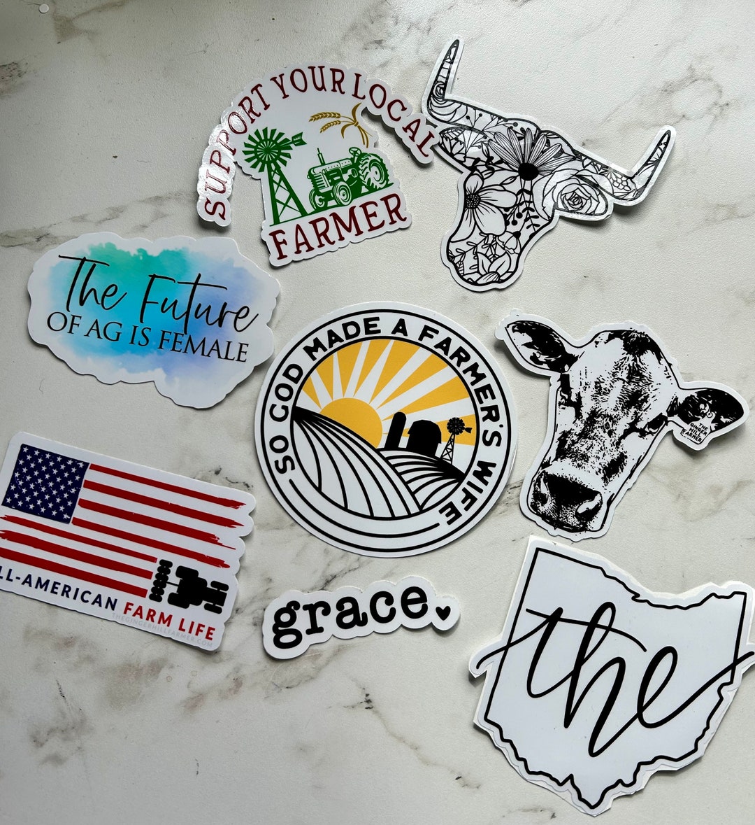 Farm Stickers - Etsy