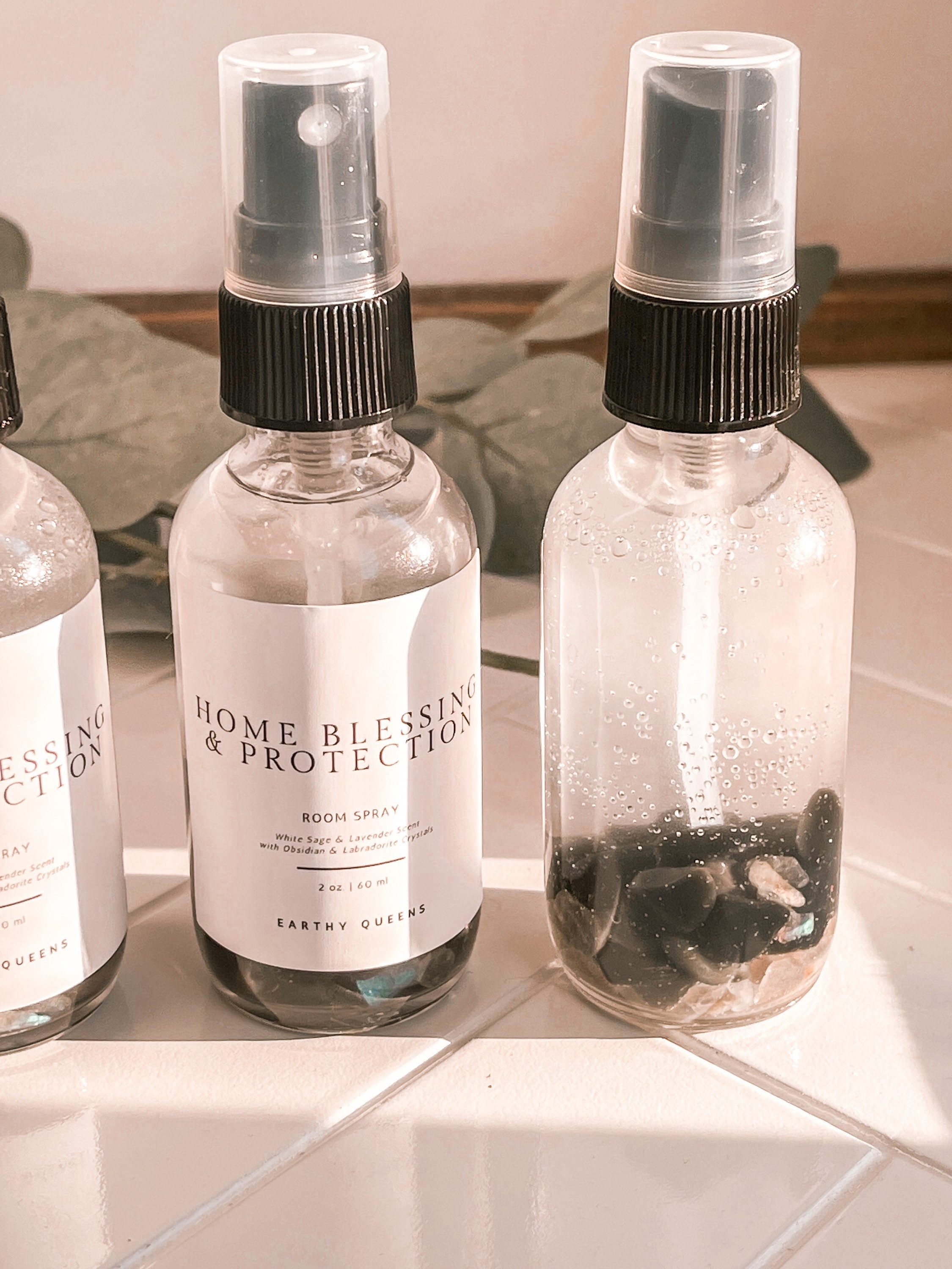 Home Blessing & Protection Cleansing Spray Crystal Infused - Etsy