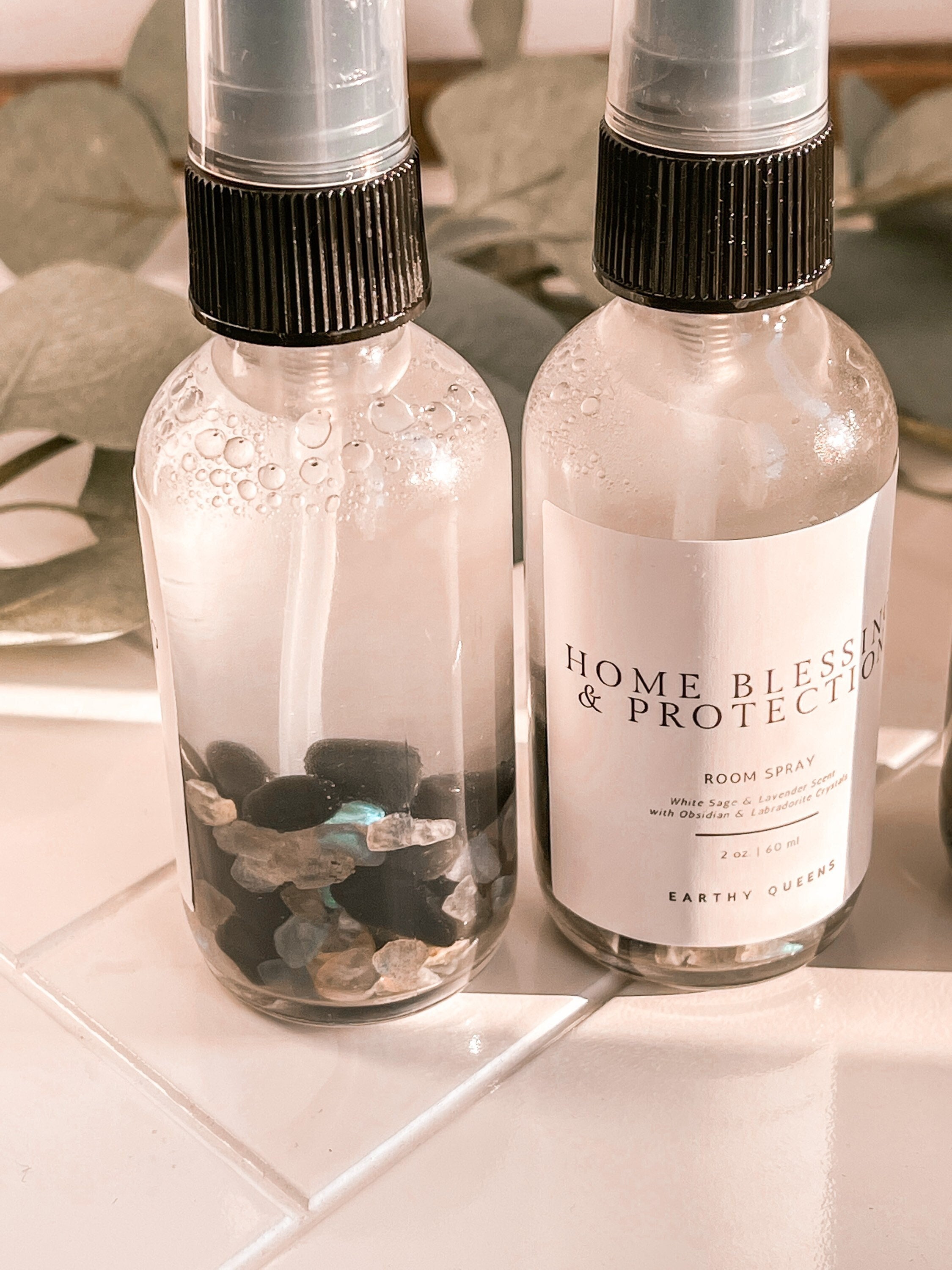 Home Blessing & Protection Cleansing Spray Crystal Infused - Etsy
