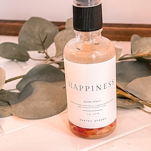 Happiness Intention Room Spray Manifestation Spray Crystal Infused ...