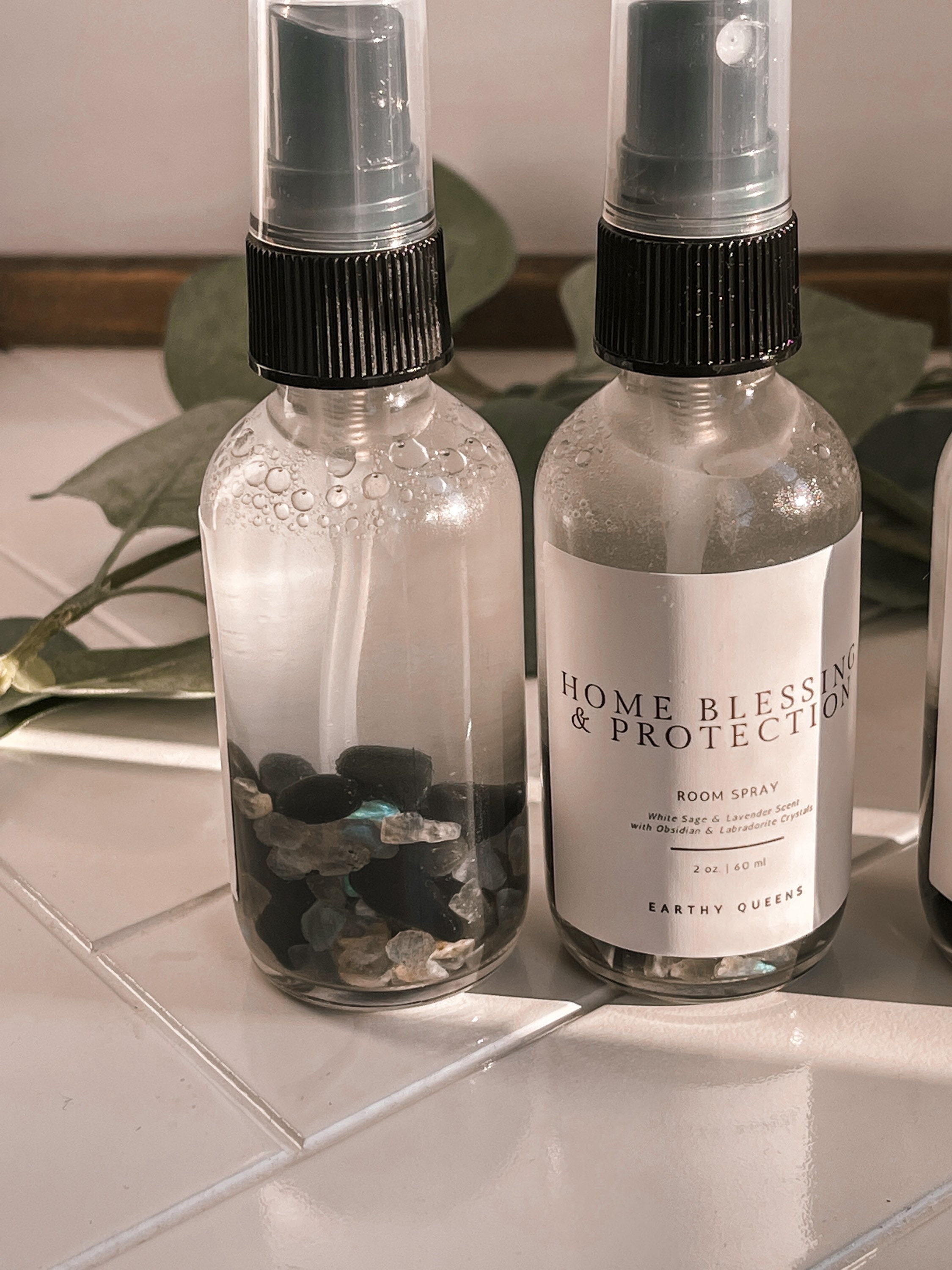 Home Blessing & Protection Cleansing Spray Crystal Infused - Etsy