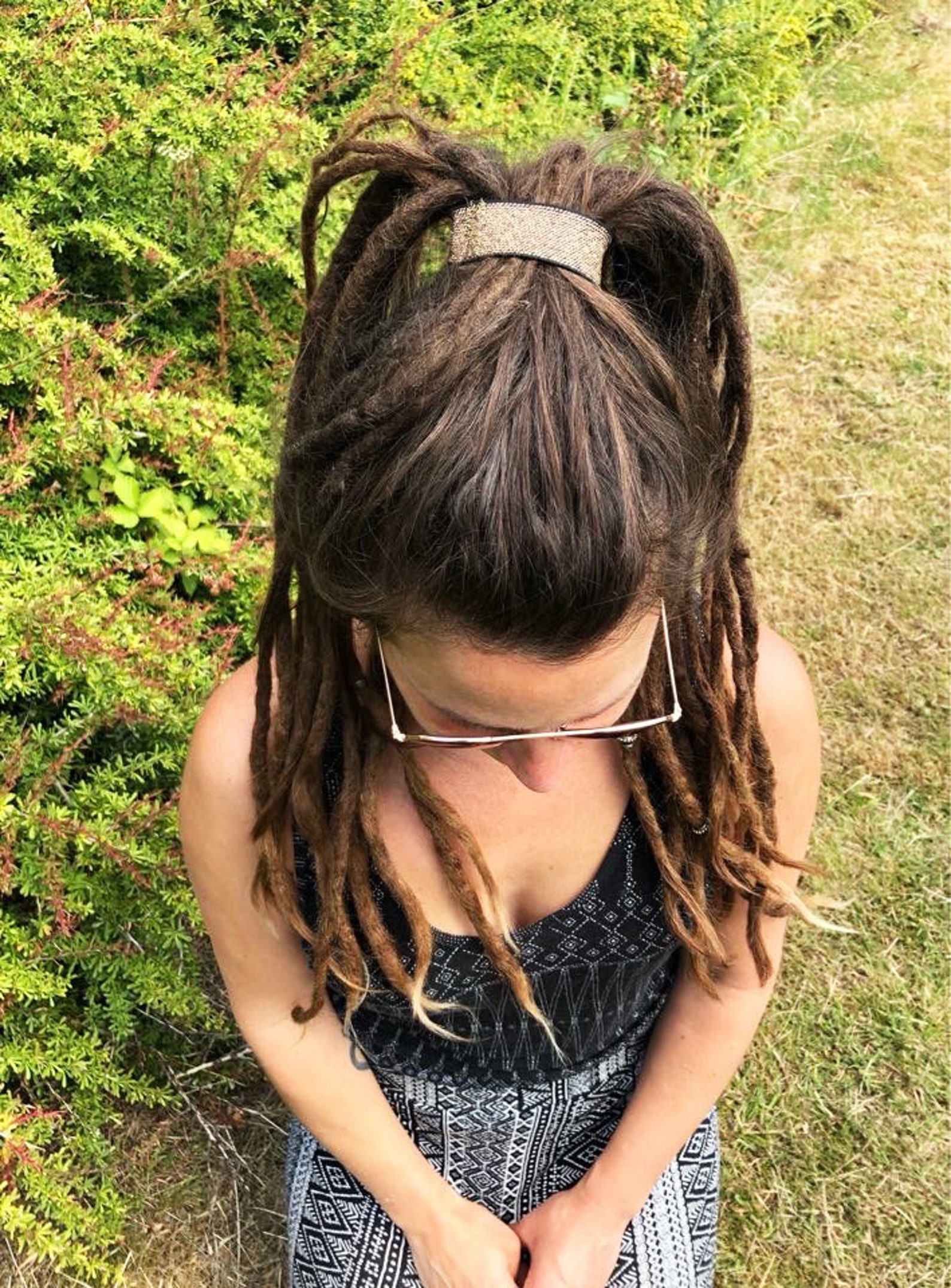 Dreadlock Hairband Big Hair 12 Inch Band Festival Dreads Glitter - Etsy