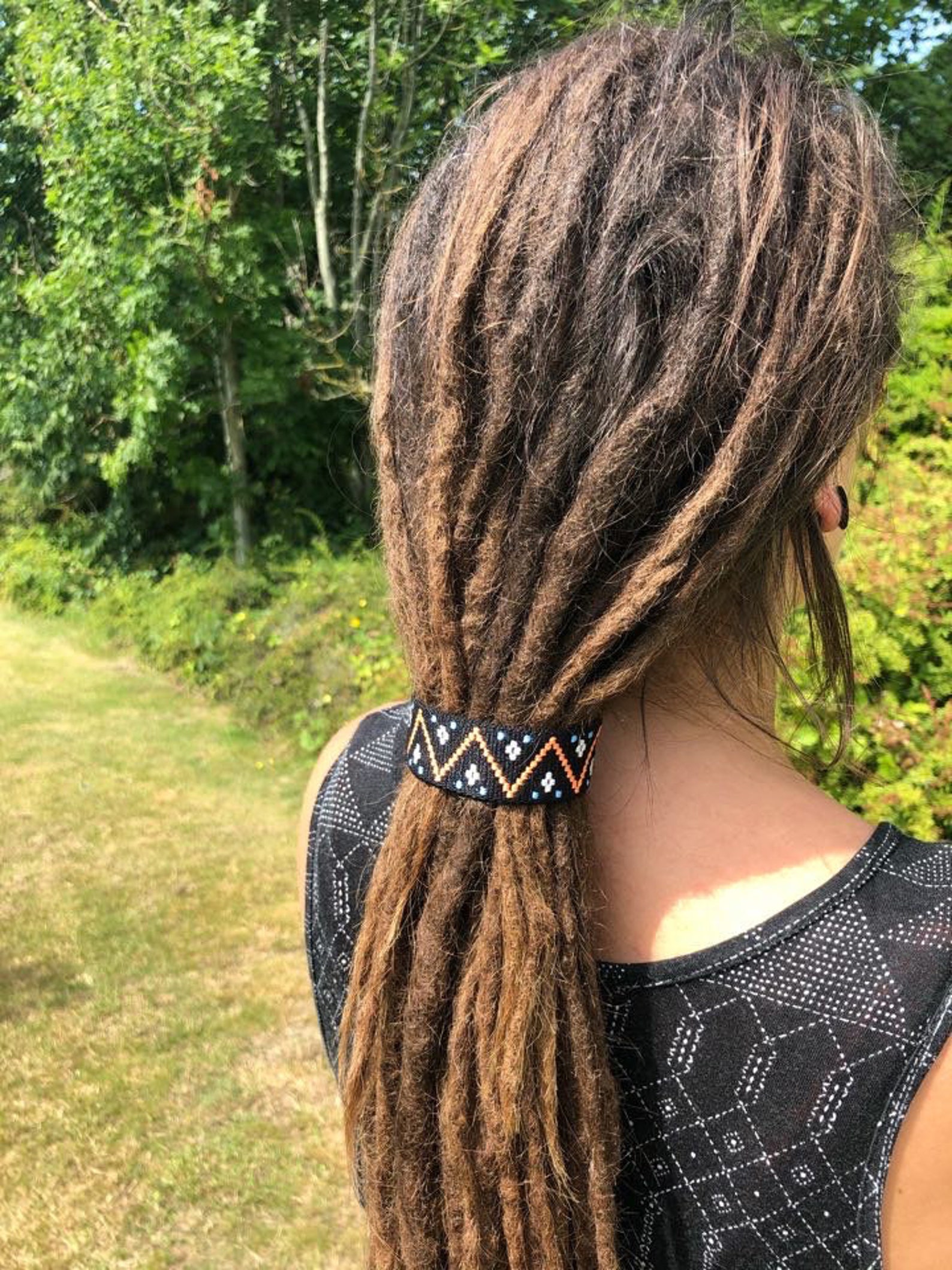 Dreadlock Hairband Big Hair 12 Inch Band Festival Dreads Hippy | Etsy