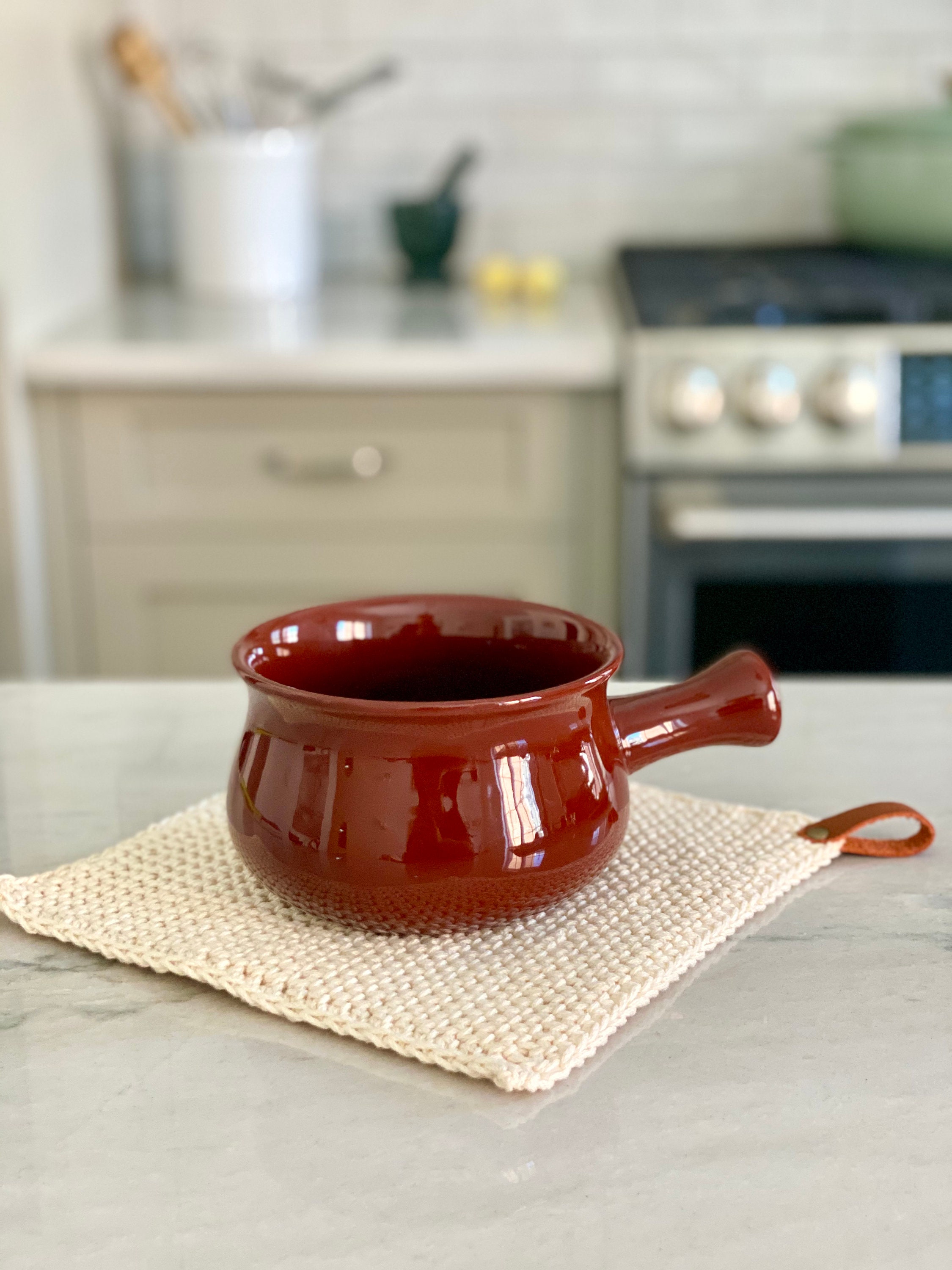 Crochet Pattern: the Square Pot Holder / Oven Mitt / Trivet / Digital ...