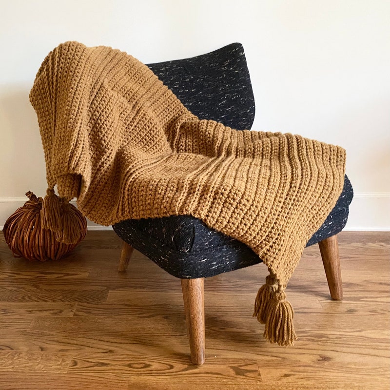 Throw With Tassels - Etsy