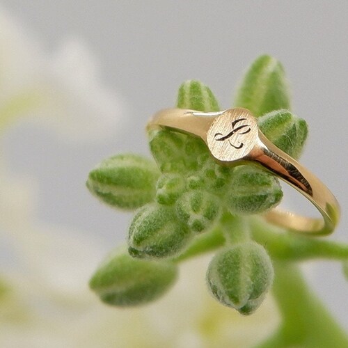 Baby's First Diamond Ring in 18K Gold and Platinum - Etsy