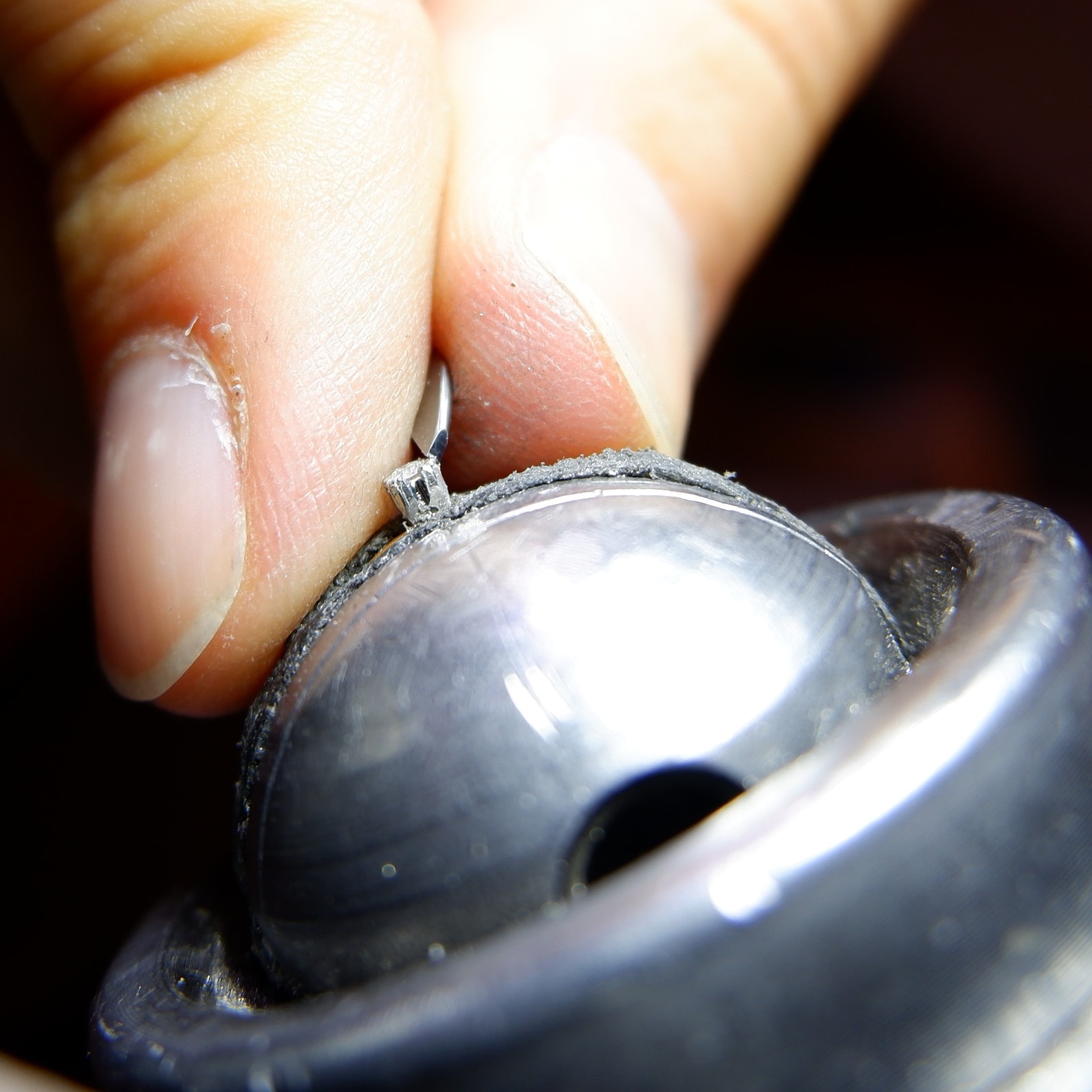 Baby's First Diamond Ring in 18K Gold and Platinum - Etsy