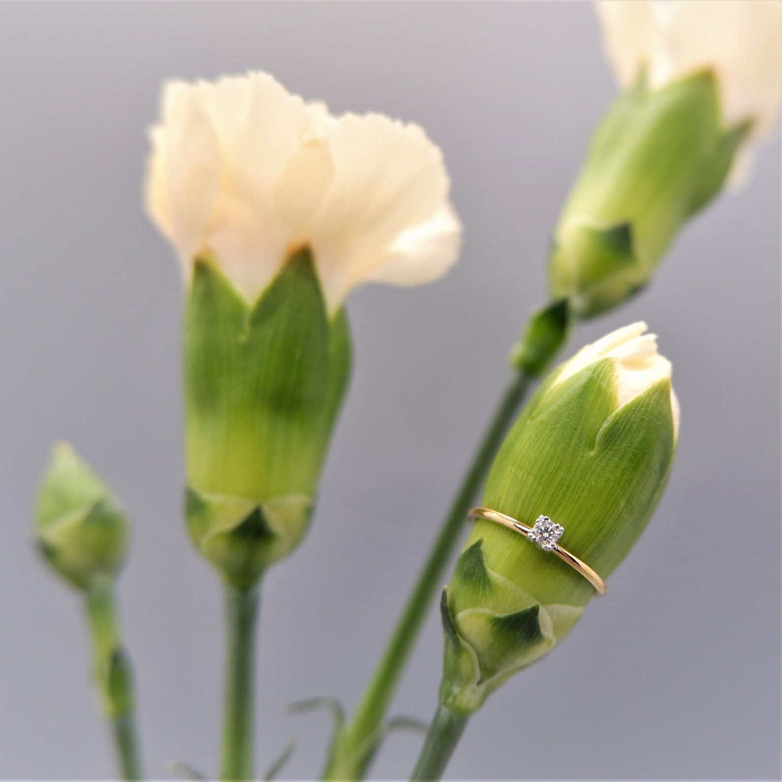 Baby's First Diamond Ring in 18K Gold and Platinum - Etsy