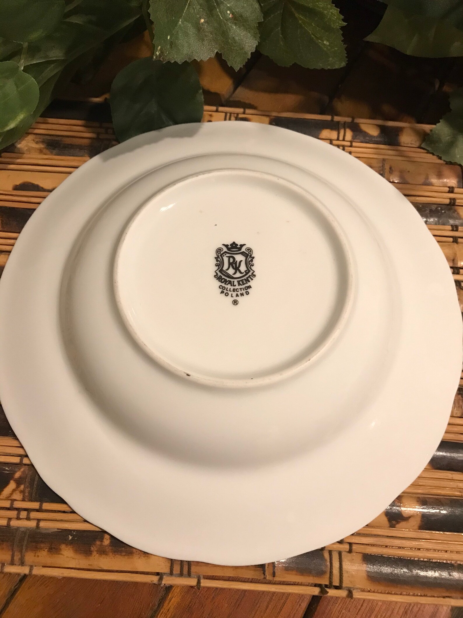 Royal Kent Collection Poland Bavarian Rose Pattern Rimmed Soup Bowl - Etsy