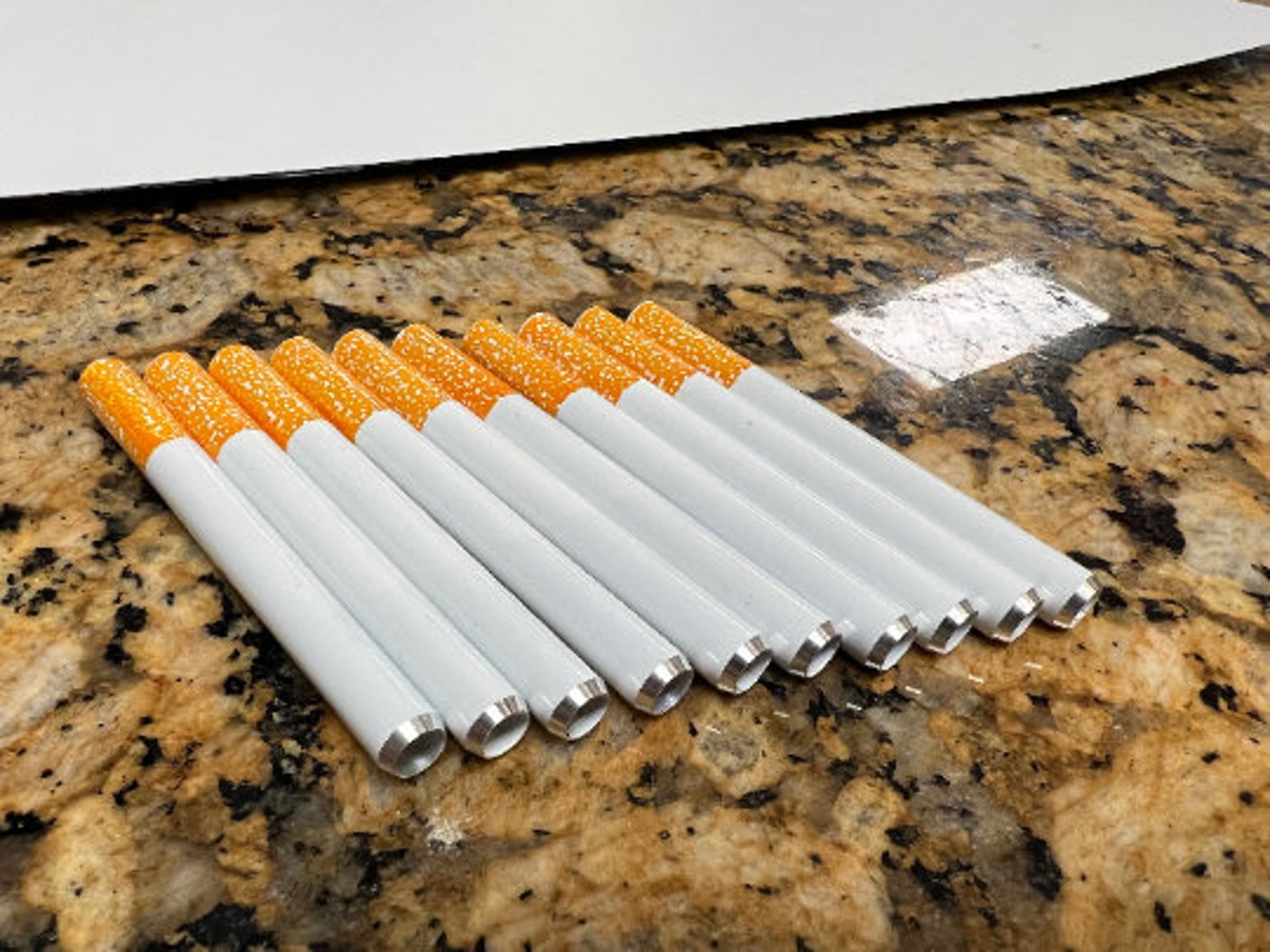 10 Pack Cigarette One Hitter Pipes One Hit Bat 3 Metal - Etsy