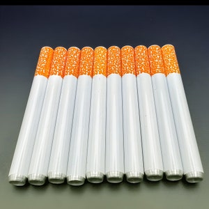 10 Pack Cigarette One Hitter Pipes - One Hit Bat 3" Metal One Hitter ...