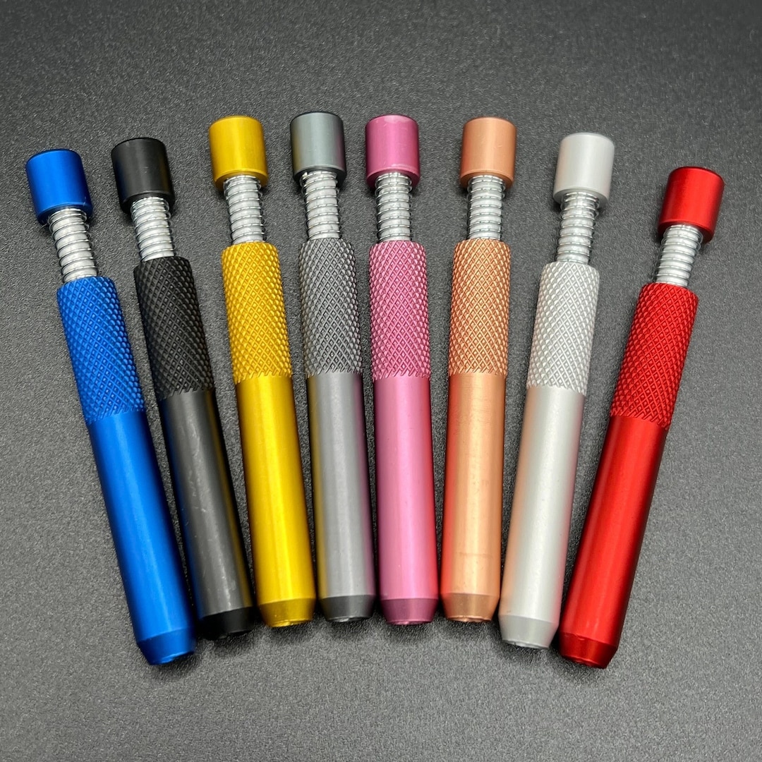 One Hitter Push Pipe Self Clean Pipe Non Sticky High Grade Material - Etsy