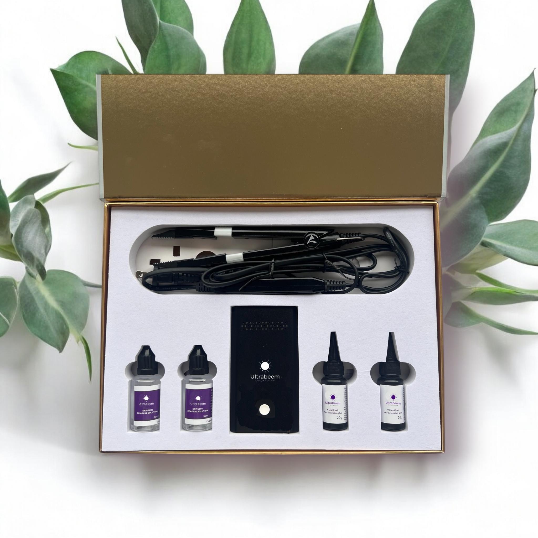 Ultrabeem Deluxe UV Light Hair Extensions Professional Kit for Hair ...