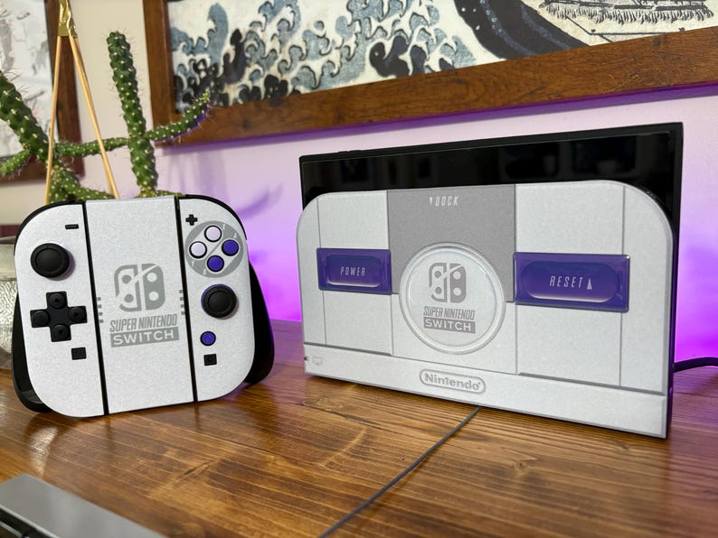 Nintendo Switch 2 - SNES Style 3D Skin: Super Nintendo Switch - Etsy