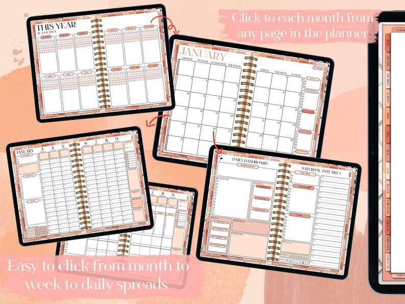 Undated Dream Life Planner Includes Both HOURLY & VERTICAL - Etsy