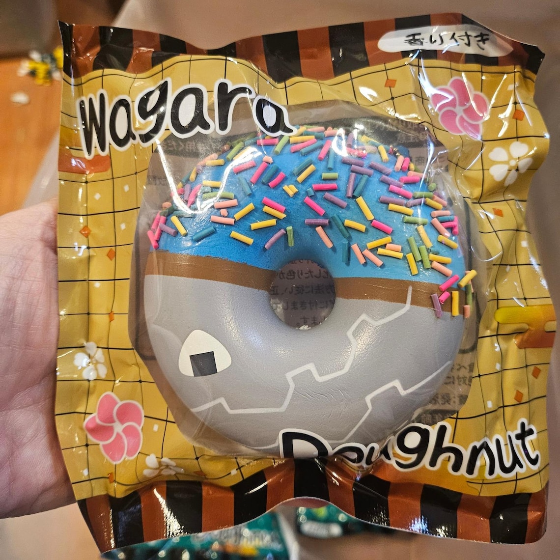 Demon Slayer Wagara Doughnut Donut Anime Stress Ball Squishy Keychain ...