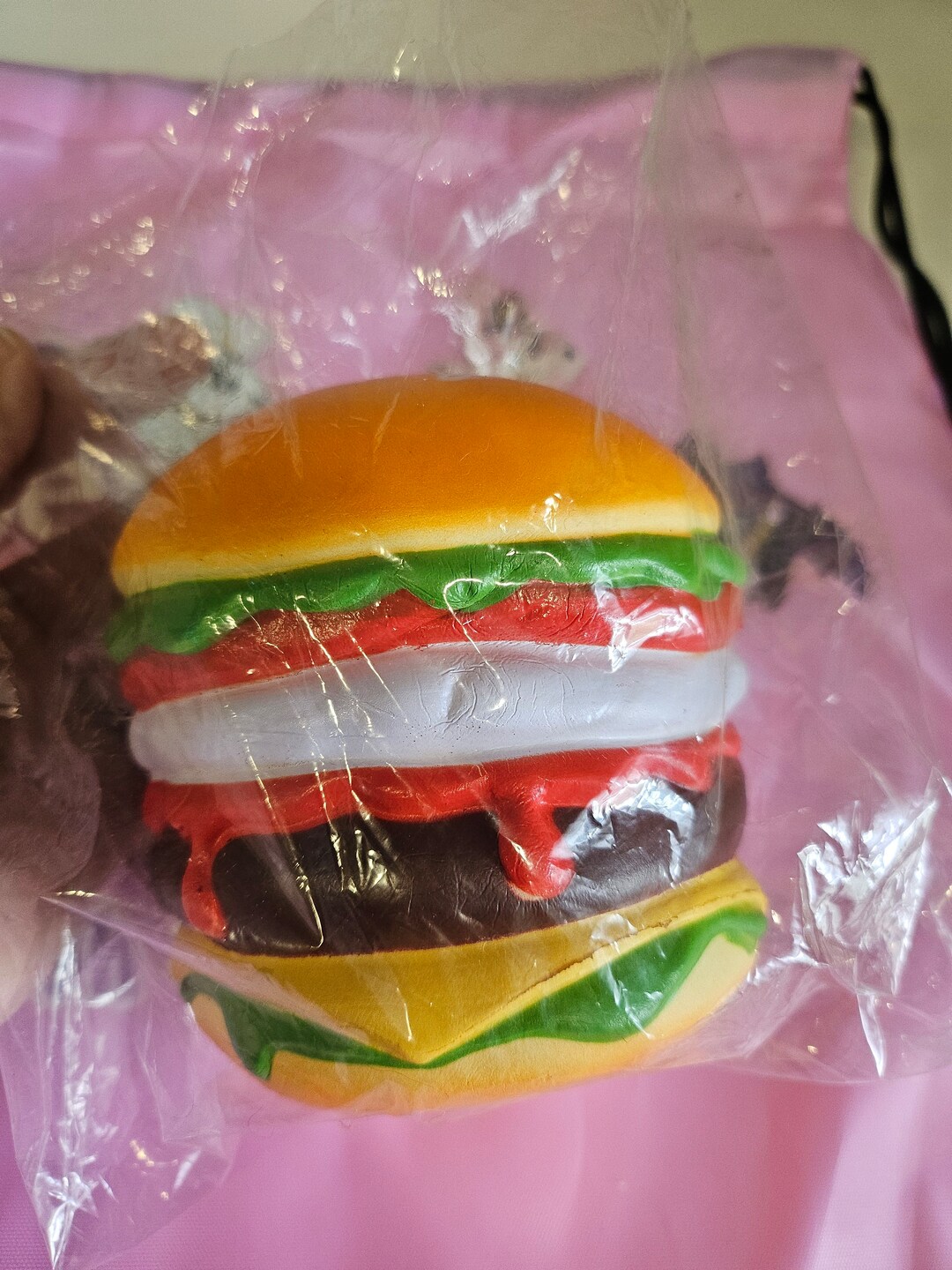 Vlampo Squishy Burger Jenna Lyn Squishies - Etsy