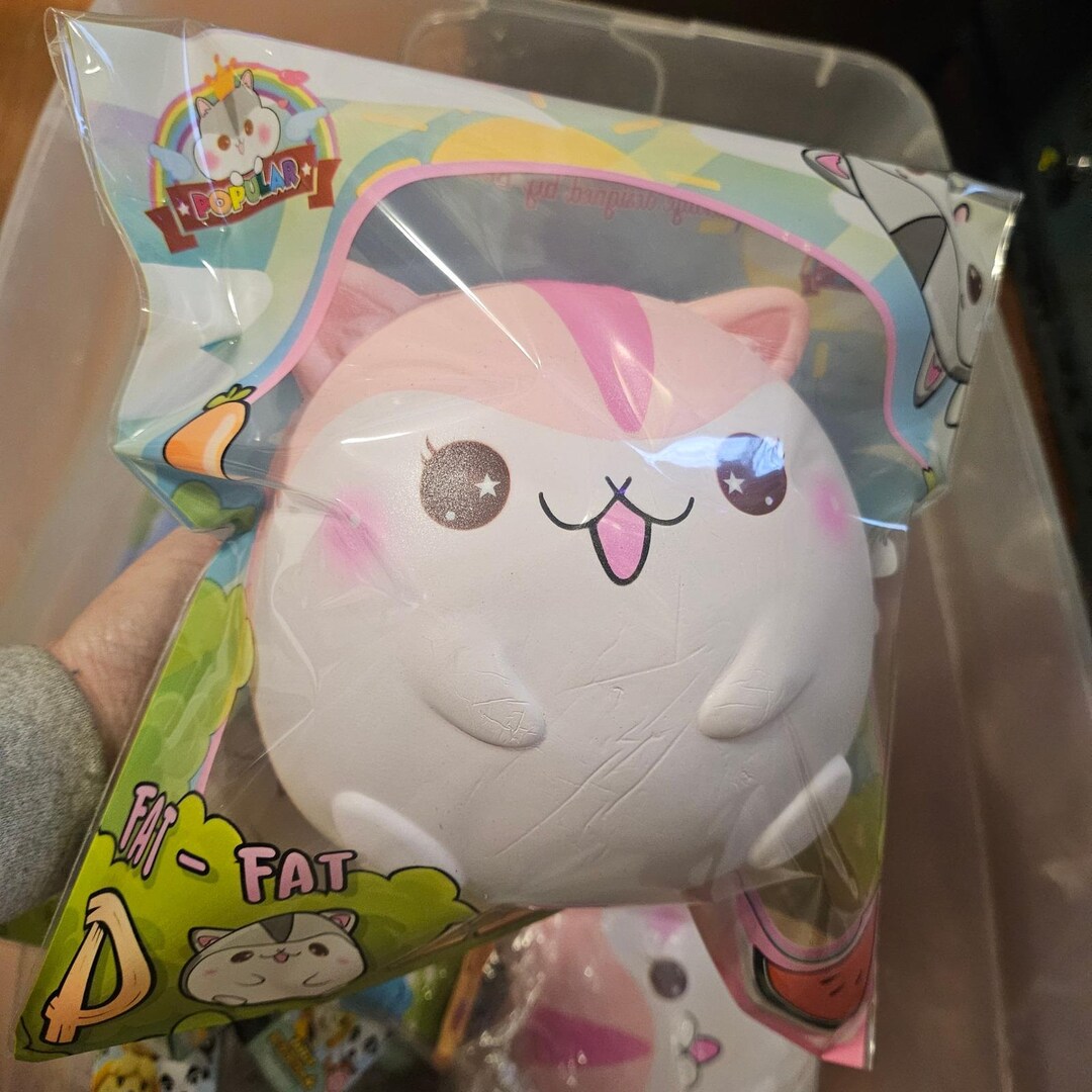 Poli Squishies Fat Fat JUMBO Huge Hamster Squishy Pink Scented Slow ...