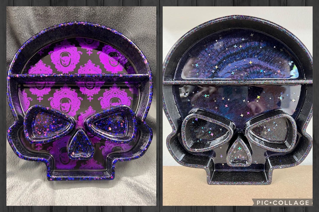 Resin Skull Shelf - Etsy