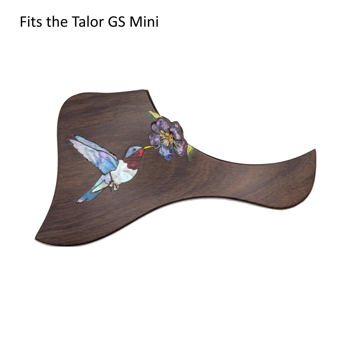 Taylor GS Mini Pickguard Set – Rosewood, Hummingbird & Flower Inlay - Etsy