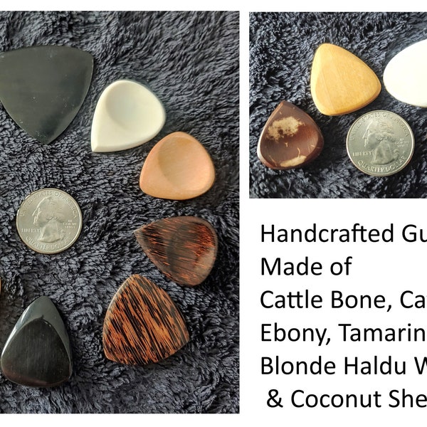Wood Guitar Picks - Etsy