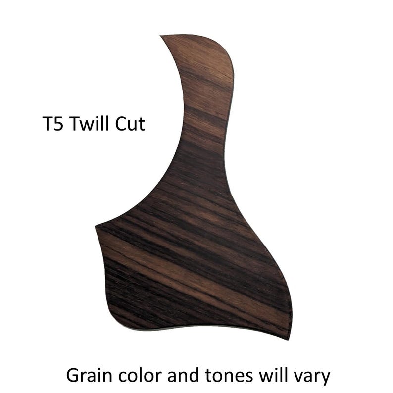 Taylor Guitars Twill Cut Natural Rosewood Pickguard, Custom Part - Etsy