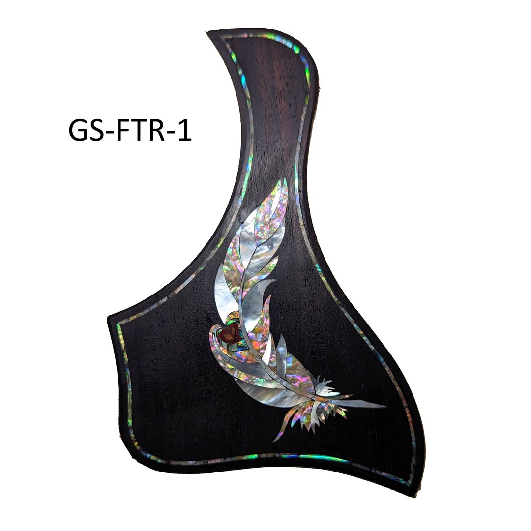 Taylor GS Mini Pickguard W/ Mother of Pearl Inlay Feather - Etsy