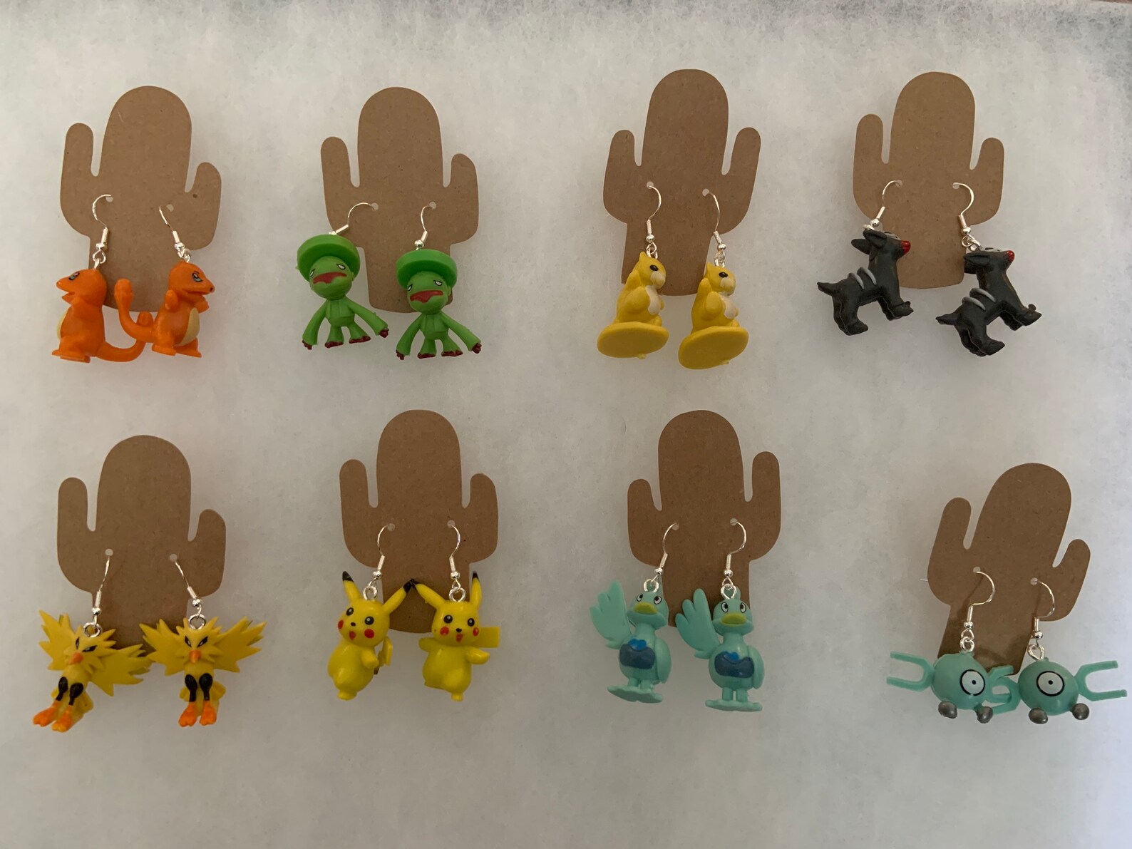 Pokémon Dangle Earrings | Etsy