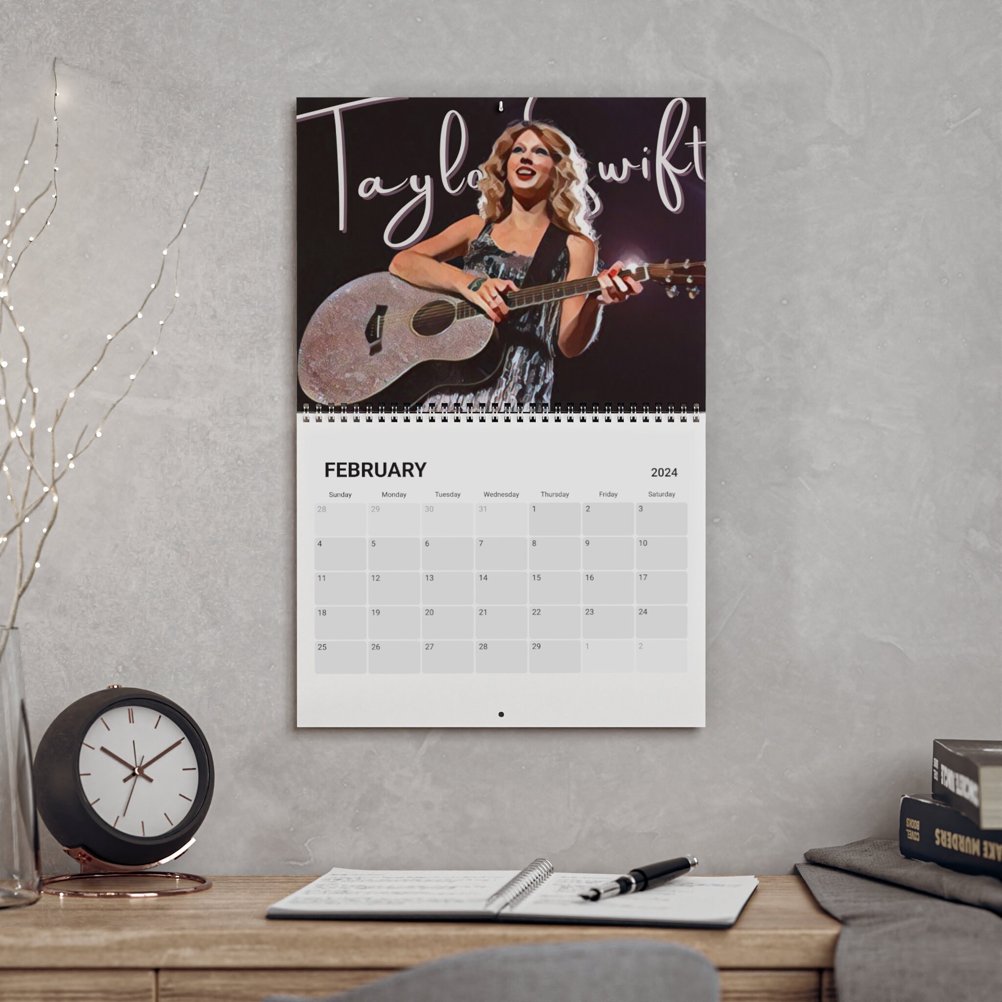 Taylor Swift Calendar 2024 Taylor Swift 12 Month Calendar - Etsy Australia