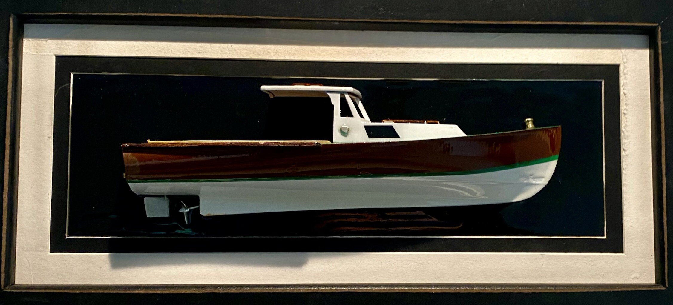 12 LOBSTER BOAT ... Half Model of the Jonesport Style New England Boat ...