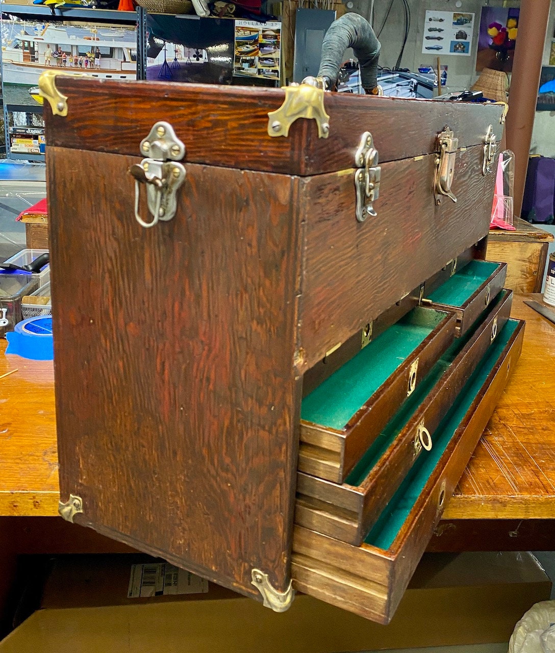 AMAZING TOOL CHEST ... Built Originally by Corbin in the Early 50's ...