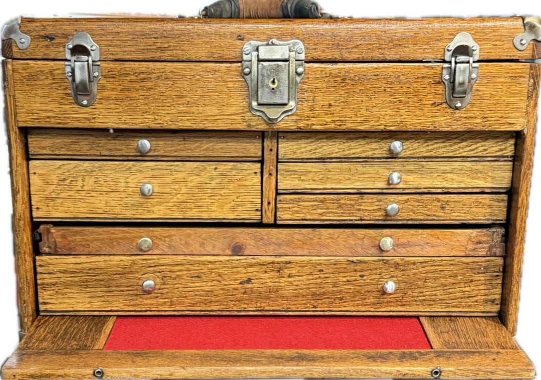 SMALL MACHINIST CHEST ... This Wonderful Case Has All the Markings of a ...