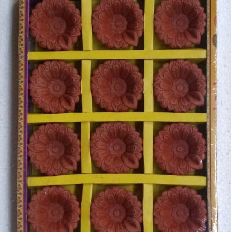 Diya With Flowers - Etsy