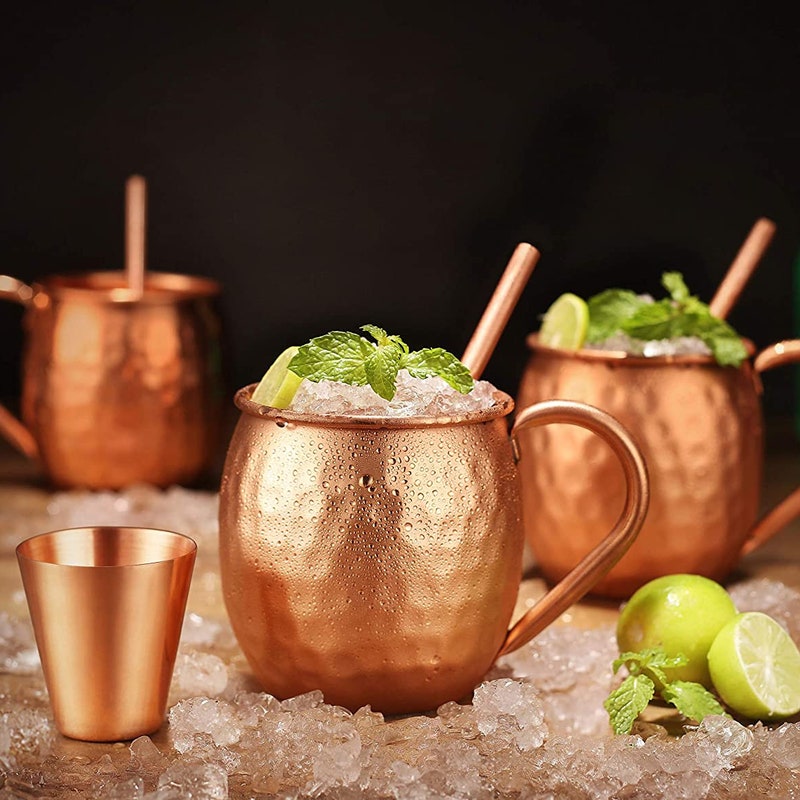 Hammered Glass Shot Glasses - Etsy