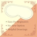 Printable Eye Mask / Sleep Mask Template With Instructions - Etsy