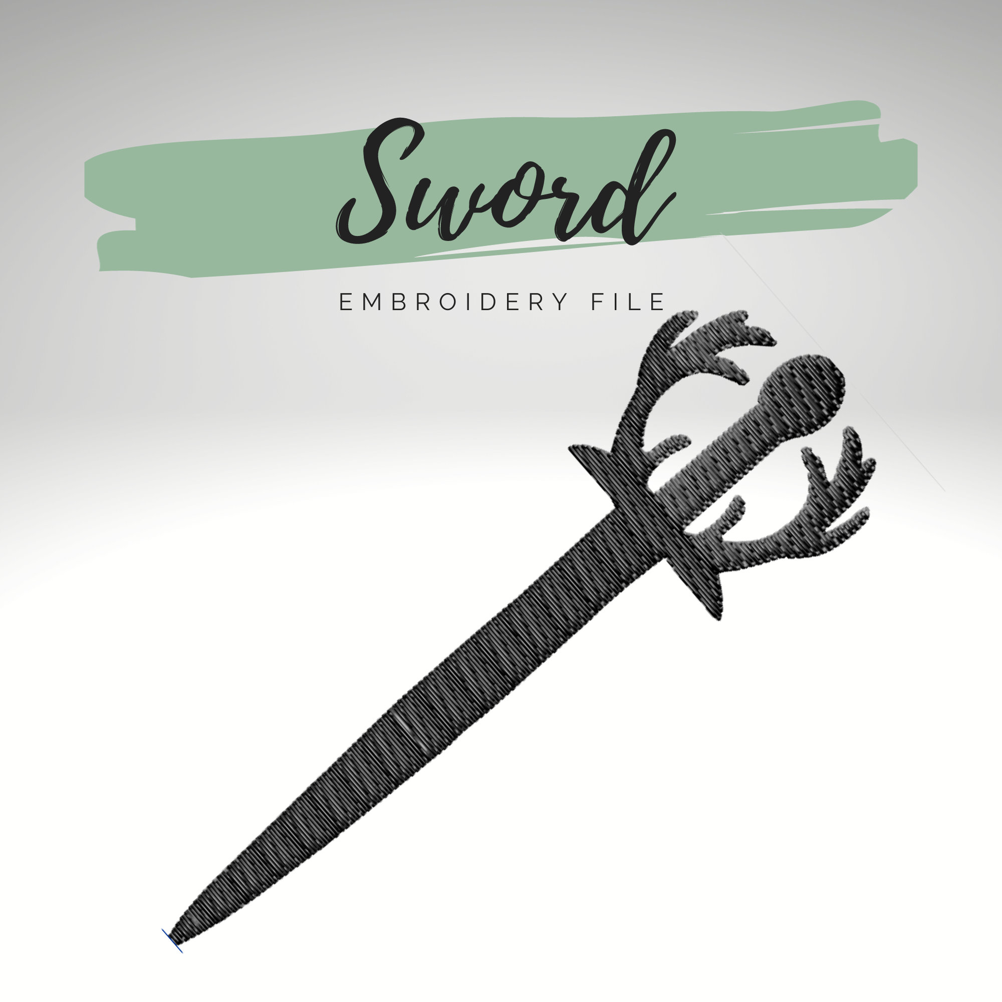 Throne of Glass Sword Embroidery File Multiple Sizes & File Types .svg ...